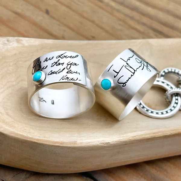 Custom Handwriting-Engraved Jewelry and Gifts