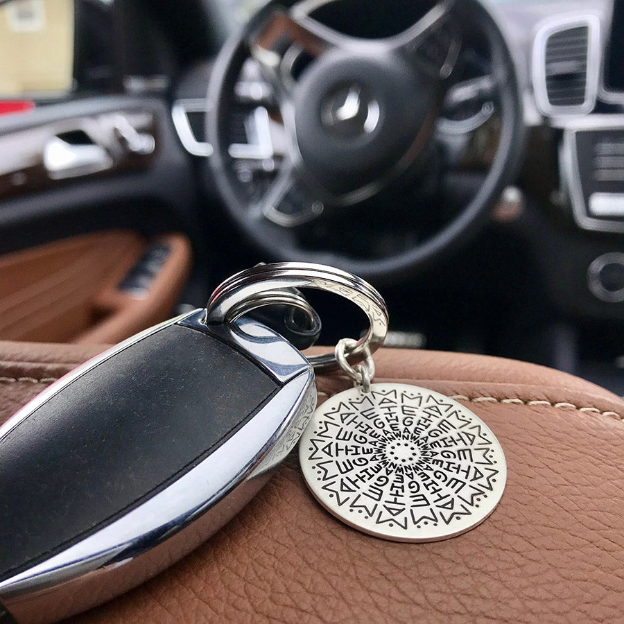 Namedala™ Sterling Silver Keychains (Custom Name Engraving)