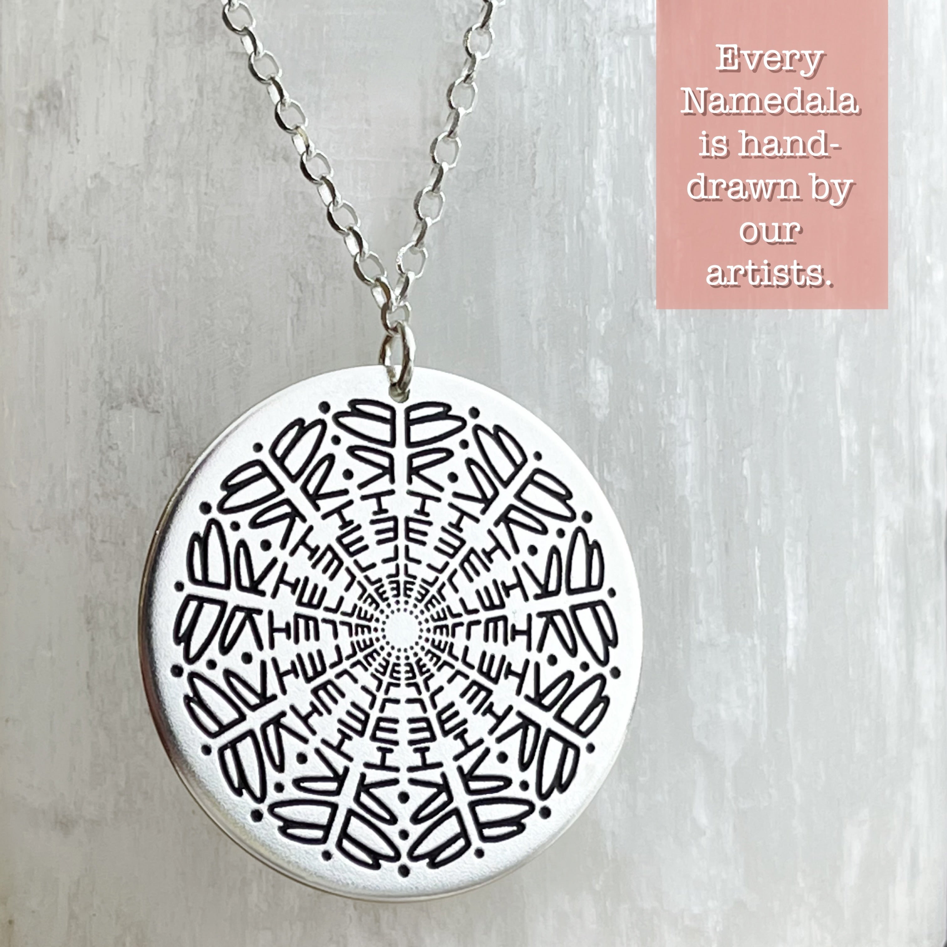 Namedala® - Personalized Name Mandala Necklace